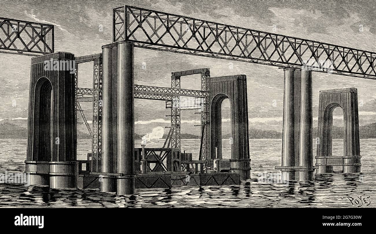 Reconstruction of the Tay Bridge, built in 1887, to replace the one ...