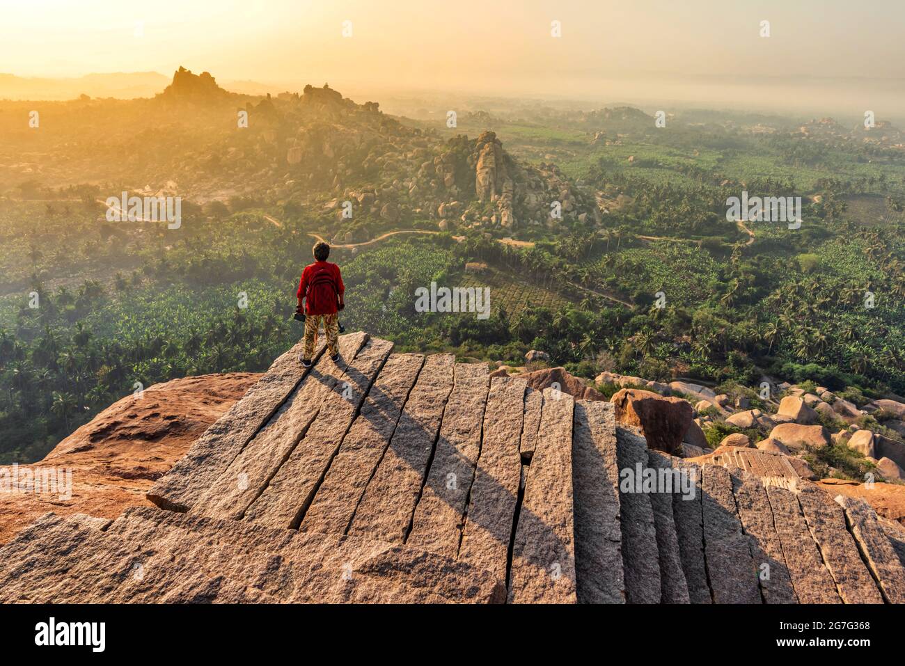 View of Matanga Hill during the sunrise in the morning in the Unesco ...