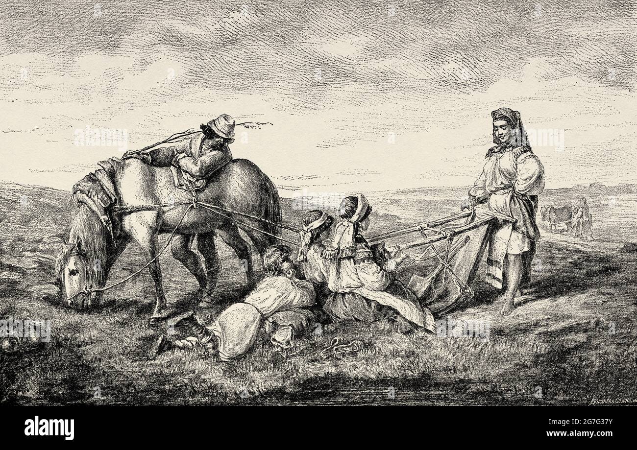 People working farm 1800 hi-res stock photography and images - Alamy