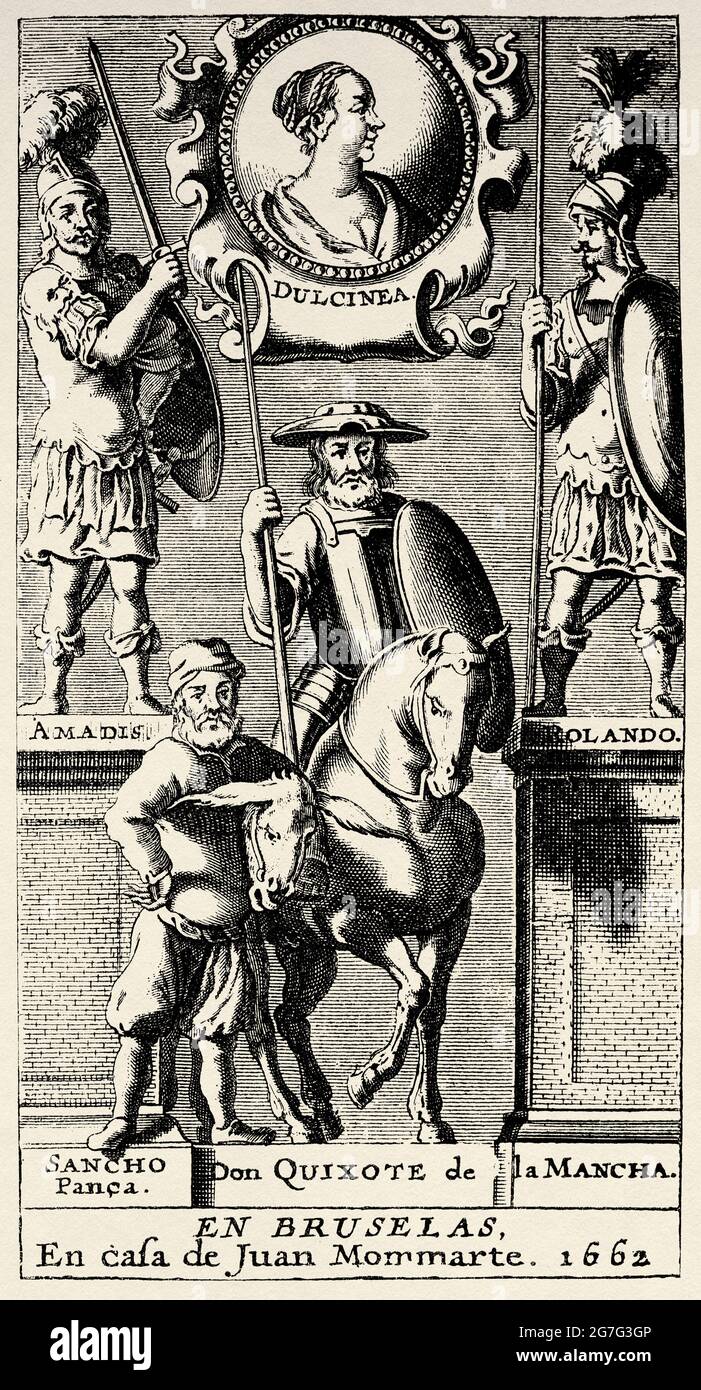 Don quixote book cover hi-res stock photography and images - Alamy