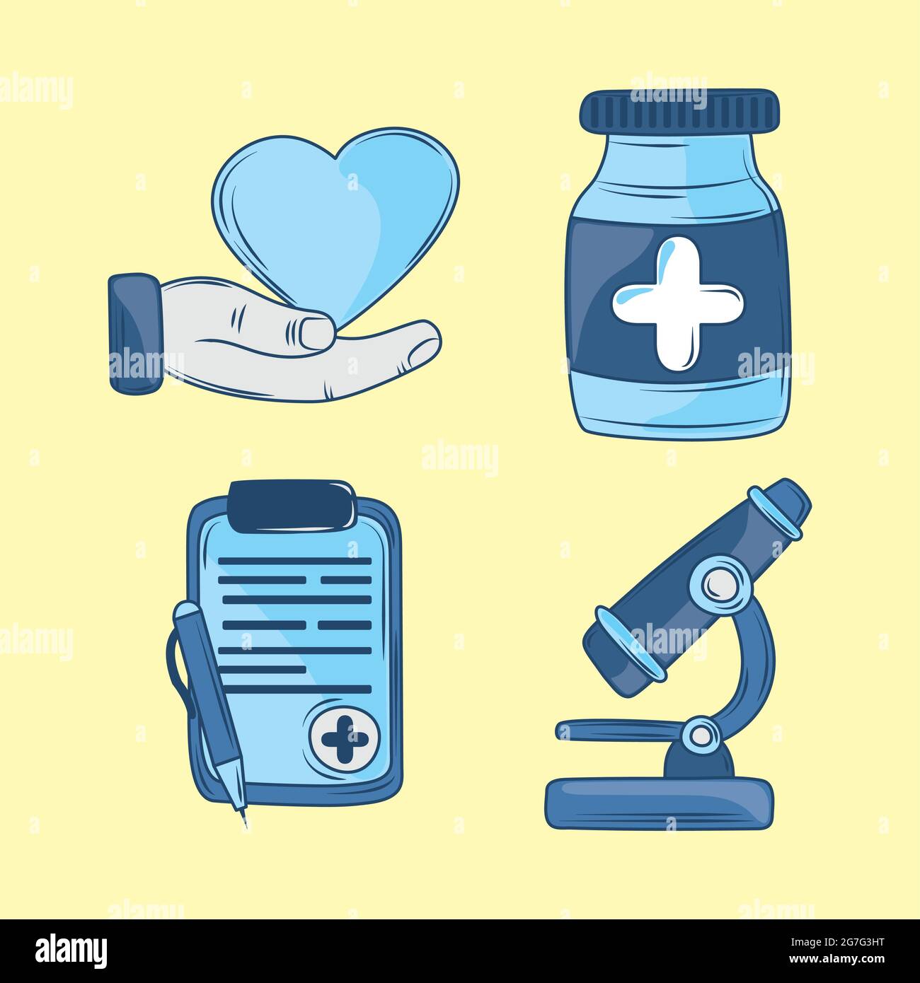 Clipboard medical report kit hi-res stock photography and images - Alamy