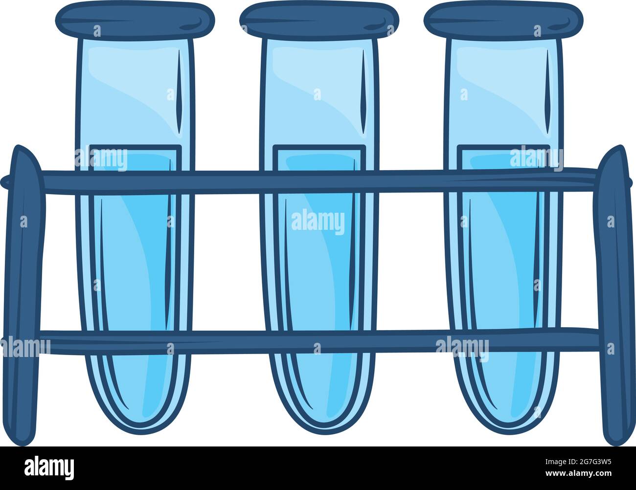 chemical flask in rack Stock Vector Image & Art - Alamy