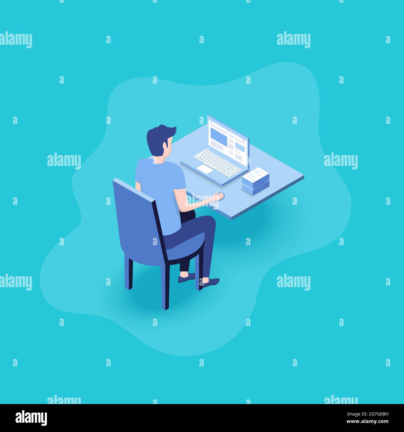 3d printer monitor engineer Stock Vector Images - Alamy
