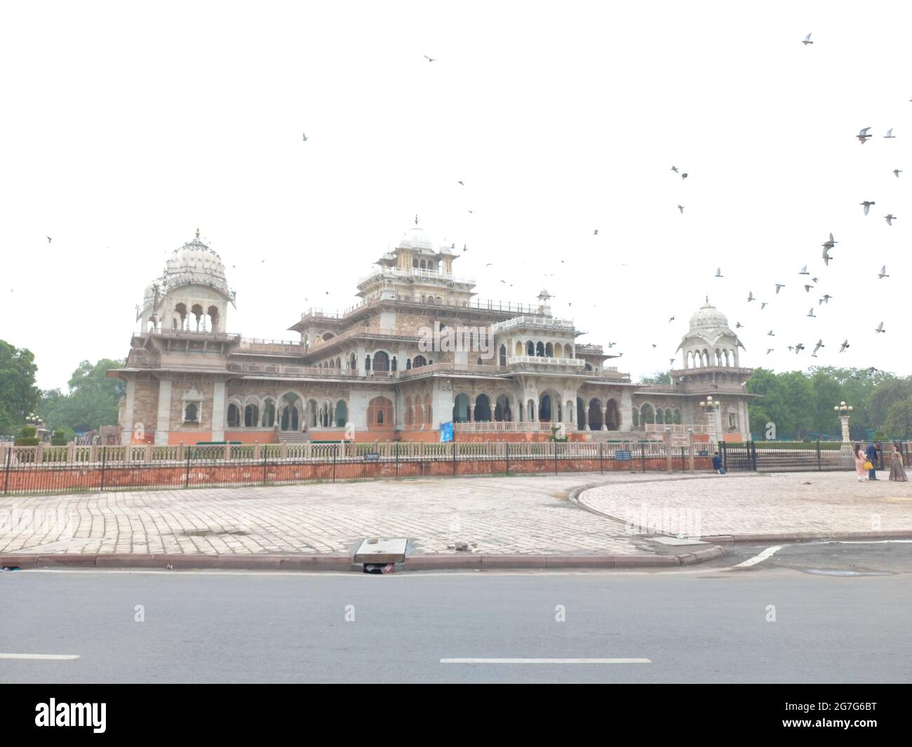 Albert hall museum is situated in Jaipur, Rajasthan, India Stock Photo ...