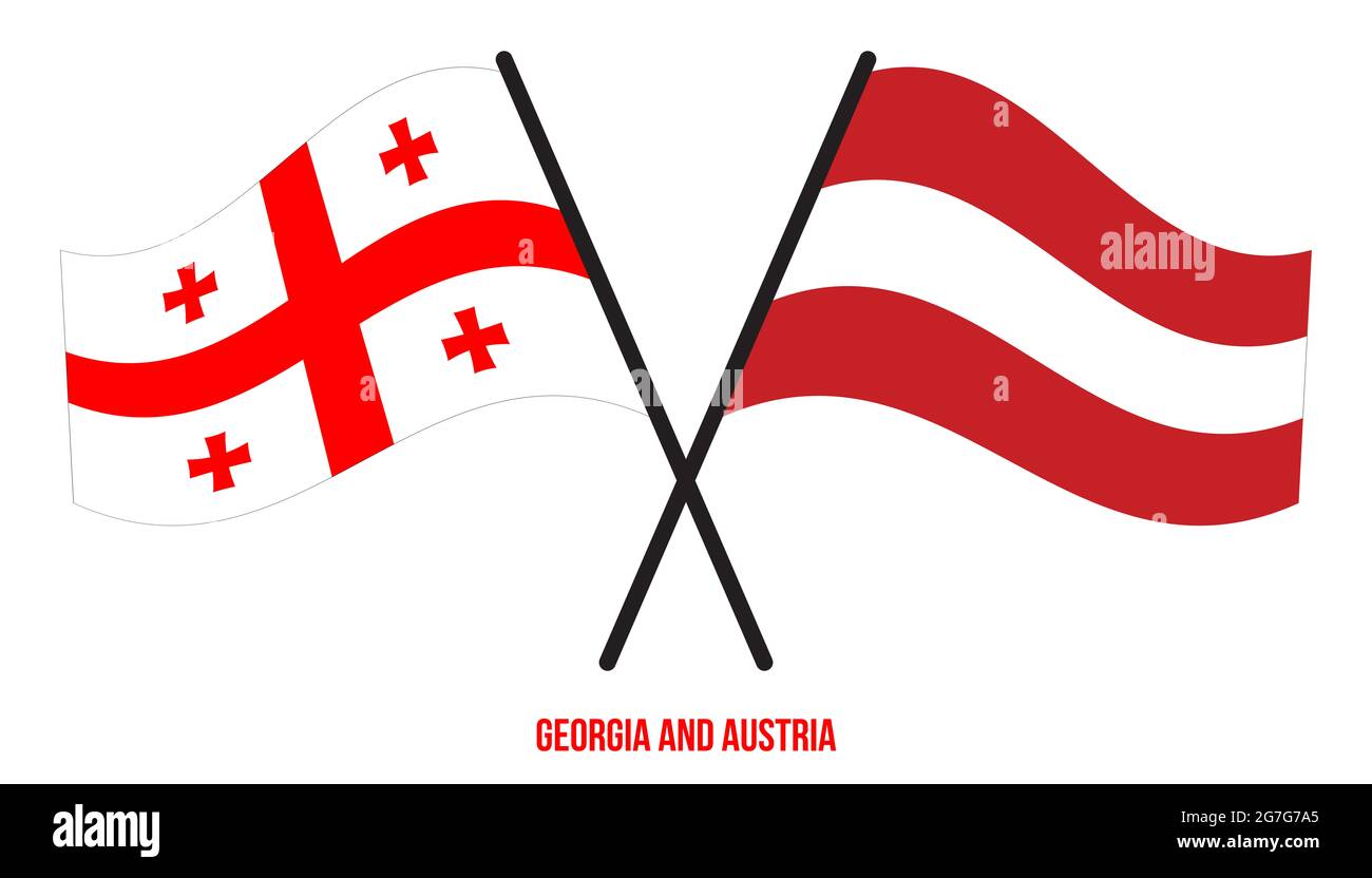 Georgia austria flag hi-res stock photography and images - Alamy