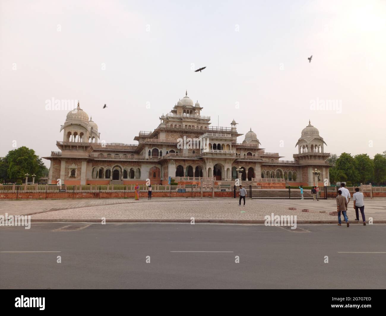 Albert hall museum is situated in Jaipur, Rajasthan, India Stock Photo ...