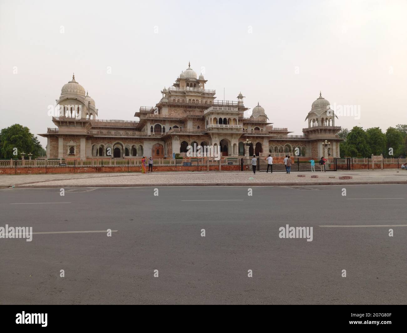 Albert hall museum is situated in Jaipur, Rajasthan, India Stock Photo ...