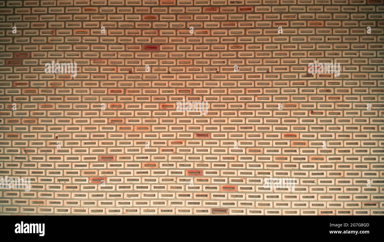 Vintage Red brick old wall background Stock Photo - Alamy