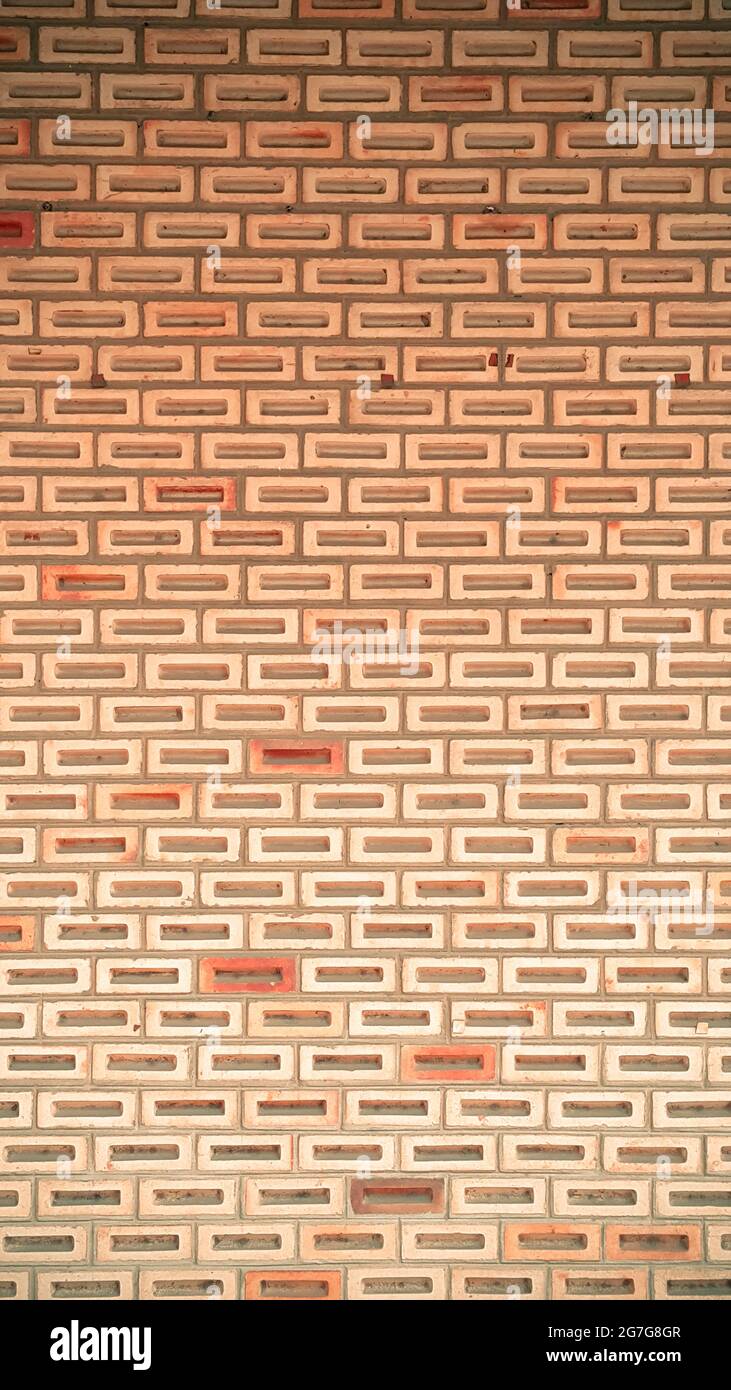 Vintage Red brick old wall background Stock Photo - Alamy