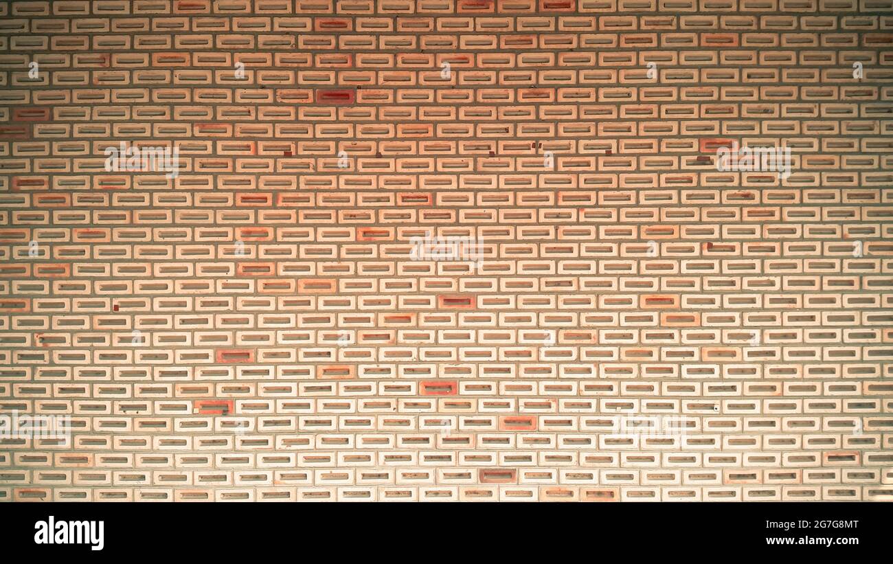 Vintage Red brick old wall background Stock Photo - Alamy