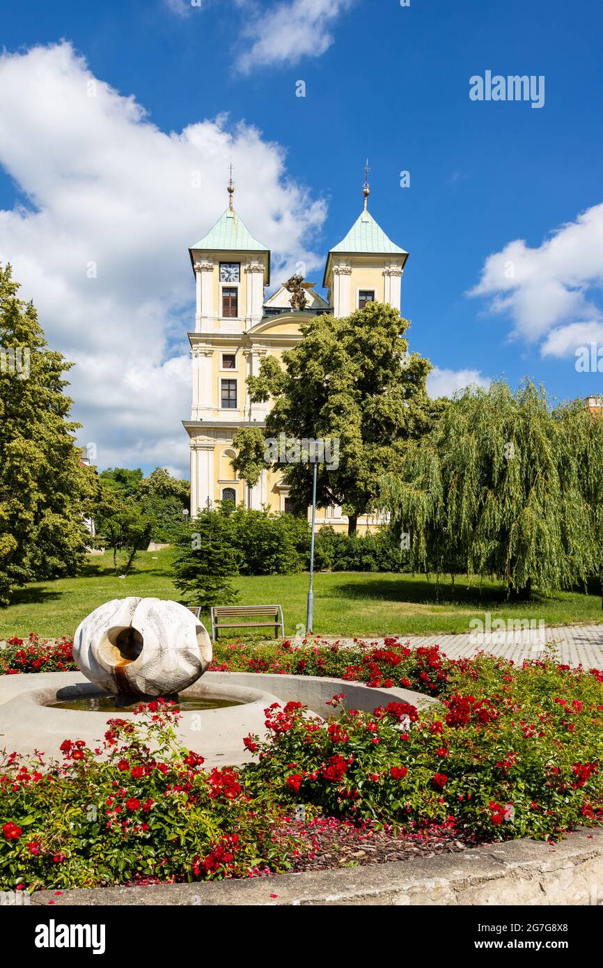 Kostel sv. Michaela archanděla, město Litvínov, Severní Čechy, Česká ...