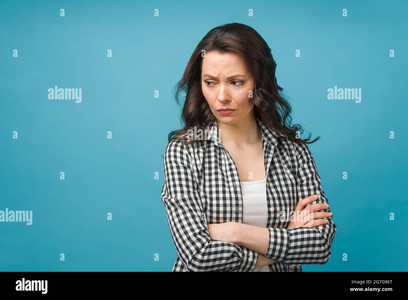 Furious girl portrait hi-res stock photography and images - Alamy