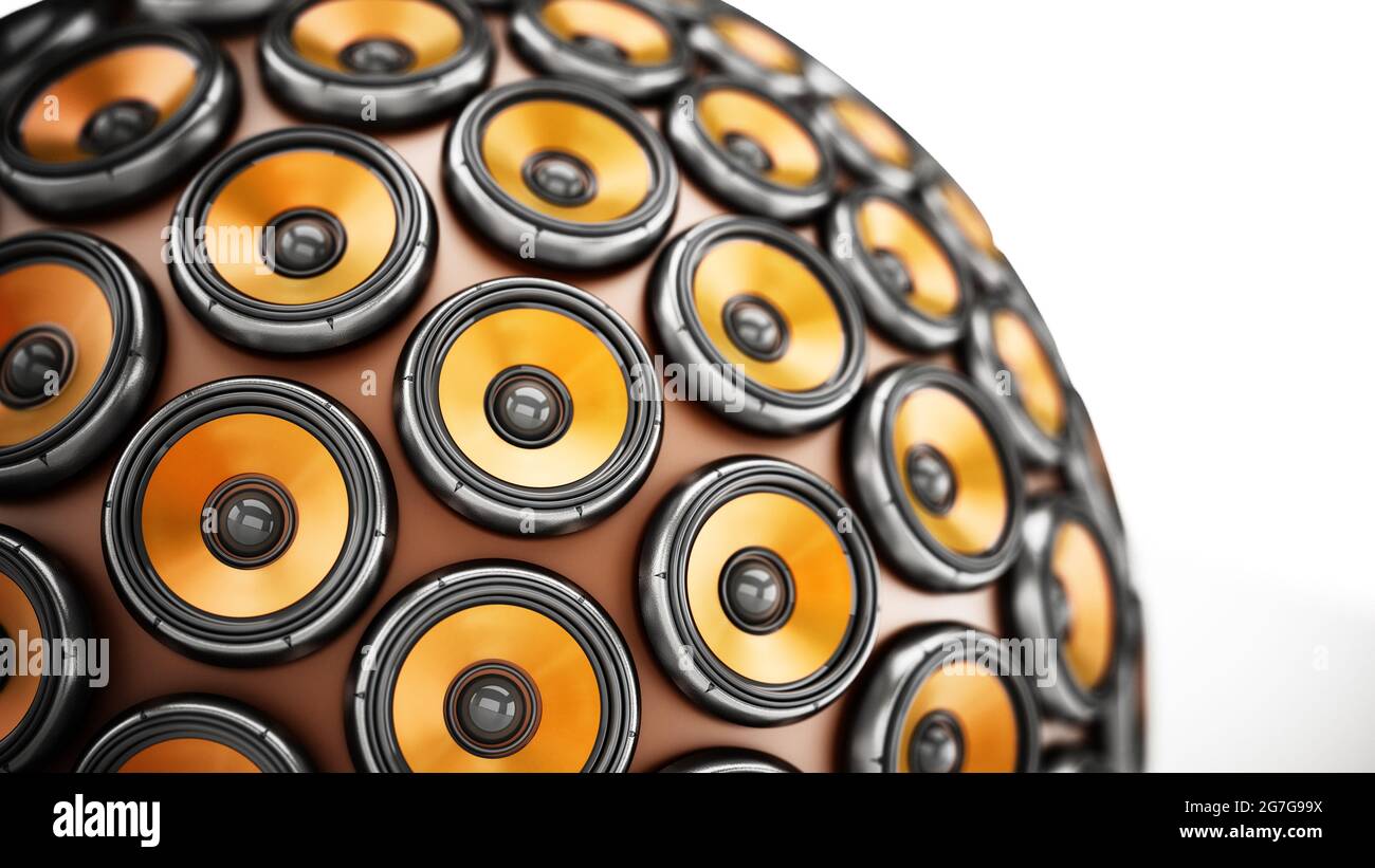 Sound system speaker stack hi-res stock photography and images - Alamy