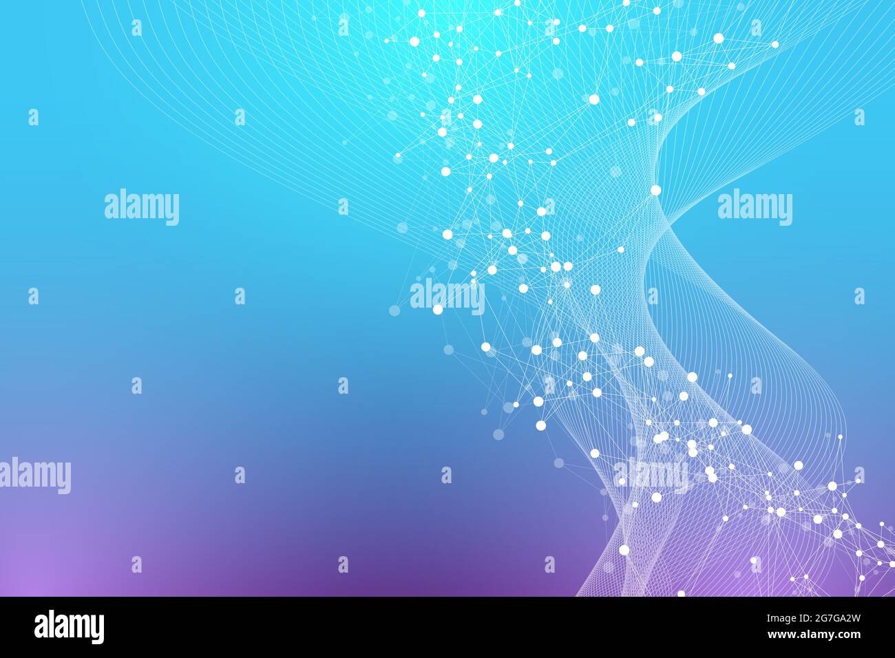 Big Genomic Data Visualization. DNA helix, DNA strand, DNA Test ...