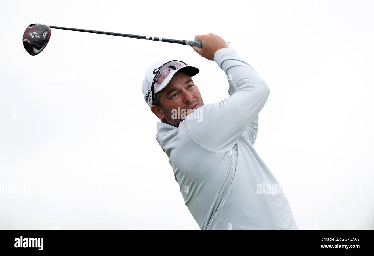 New Zealand's Ryan Fox during the practice day at The Royal St George's ...