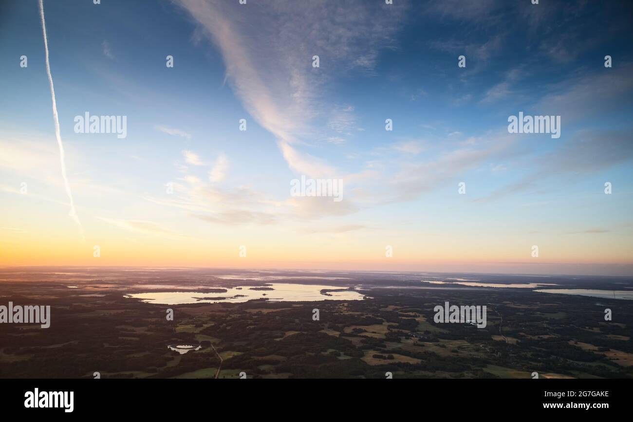 Aerial drone view magical hi-res stock photography and images - Alamy