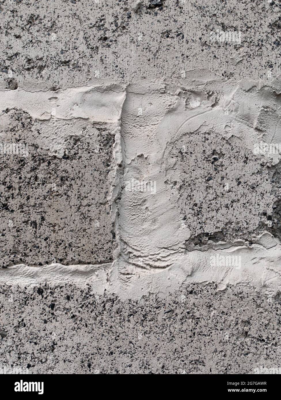 Gray limestone wall monochrome background. Black and white stone house ...