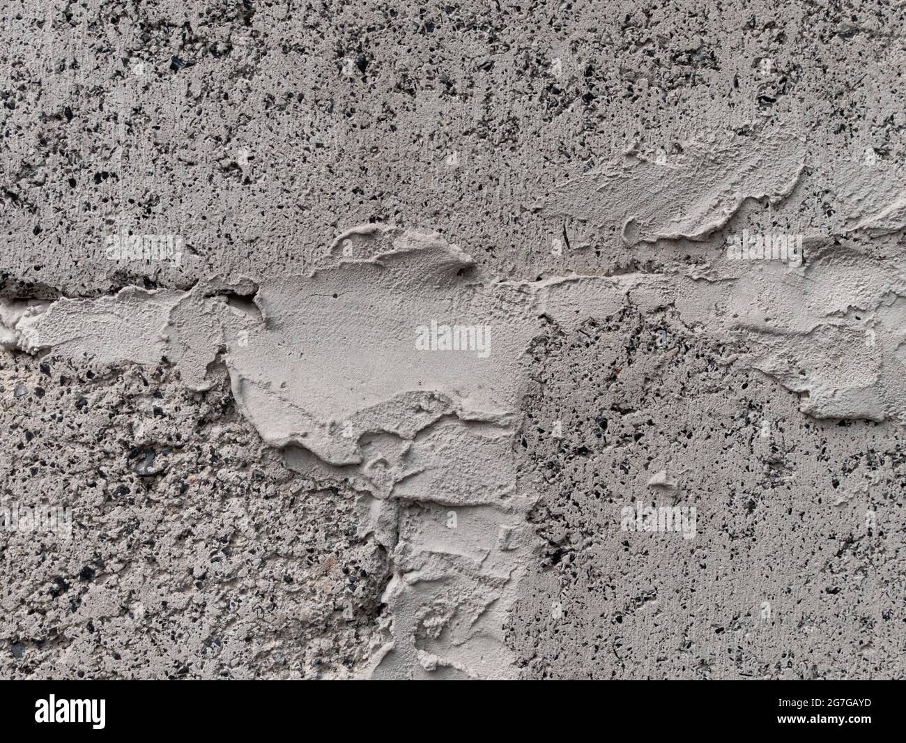 Gray limestone wall monochrome background. Black and white stone house ...