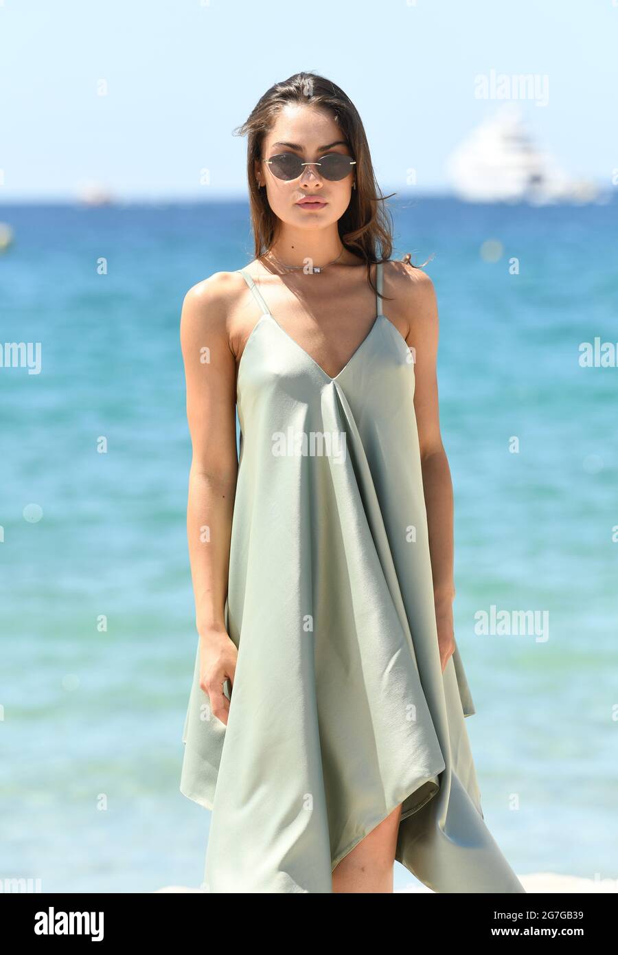 Cannes, France, 14 July 2021 Flaka Latifi at the photocall for The Hill ...