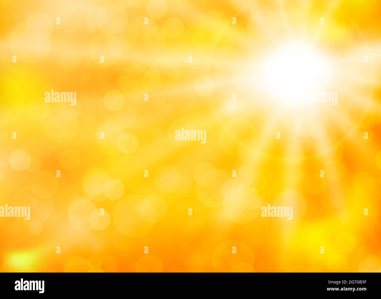 Hot sun. Heat wave. Global warming and climate change concept. Vector ...