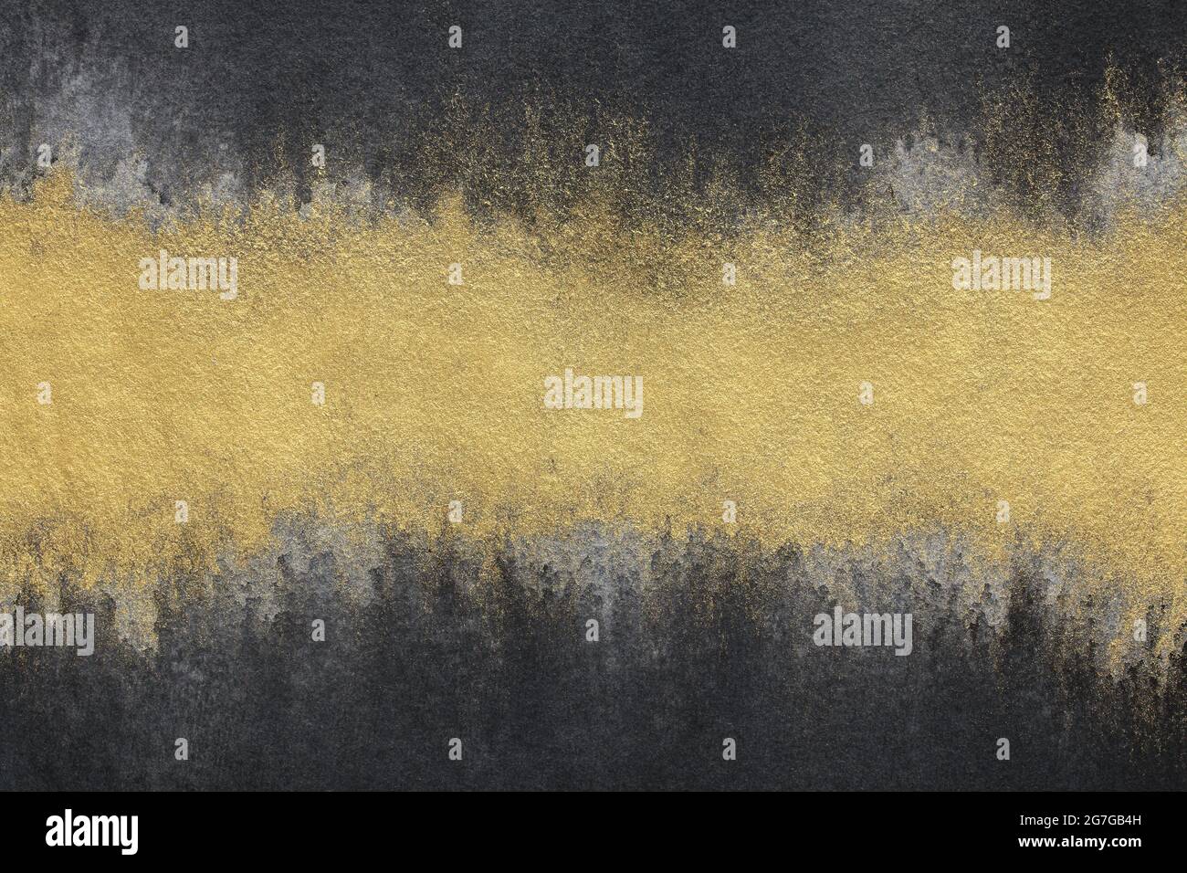 Japanese new year gold ink wave, sumi black texture background, natural ...