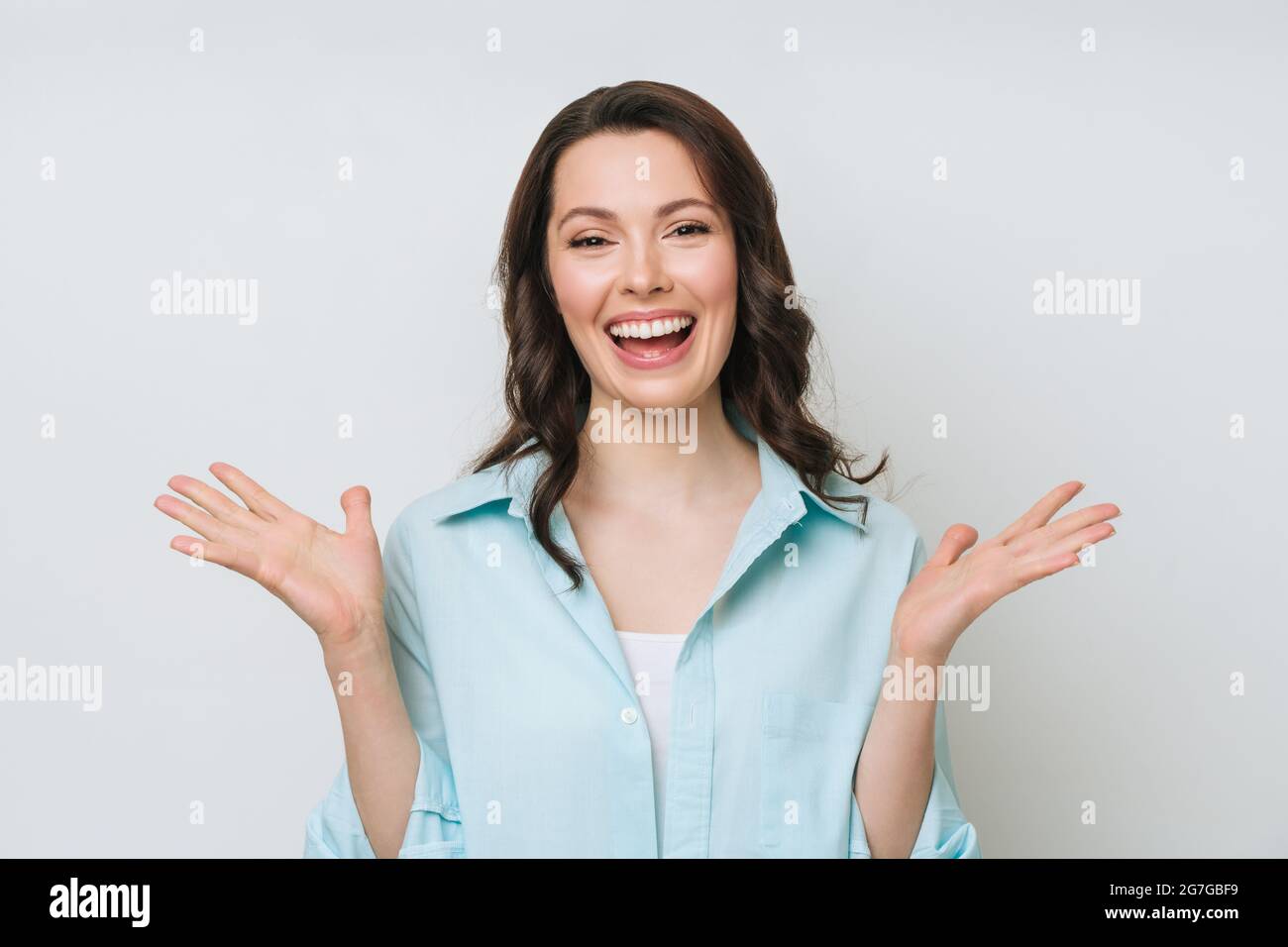 Hand gestures happy hi-res stock photography and images - Alamy