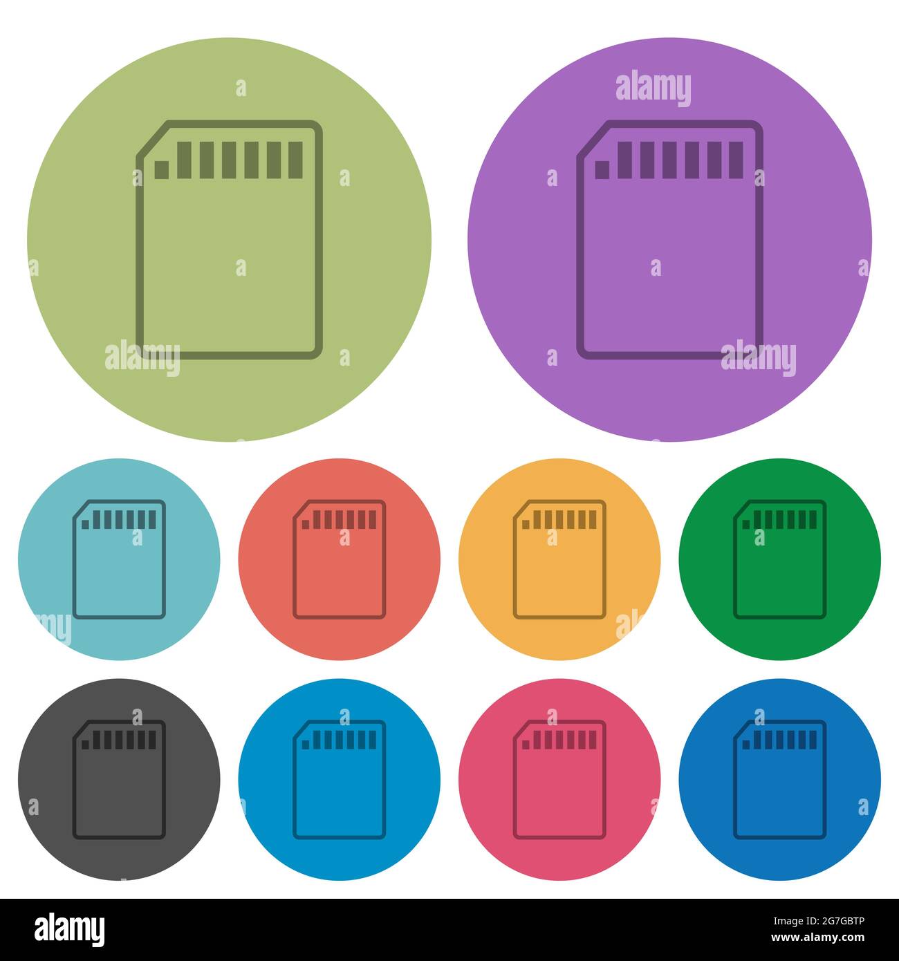 Sd card outline icon hi-res stock photography and images - Alamy