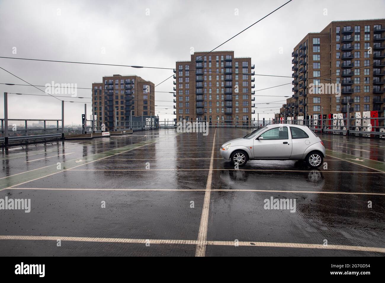 Pic shows: Wembley Stadium car park view picture by Gavin Rodgers ...