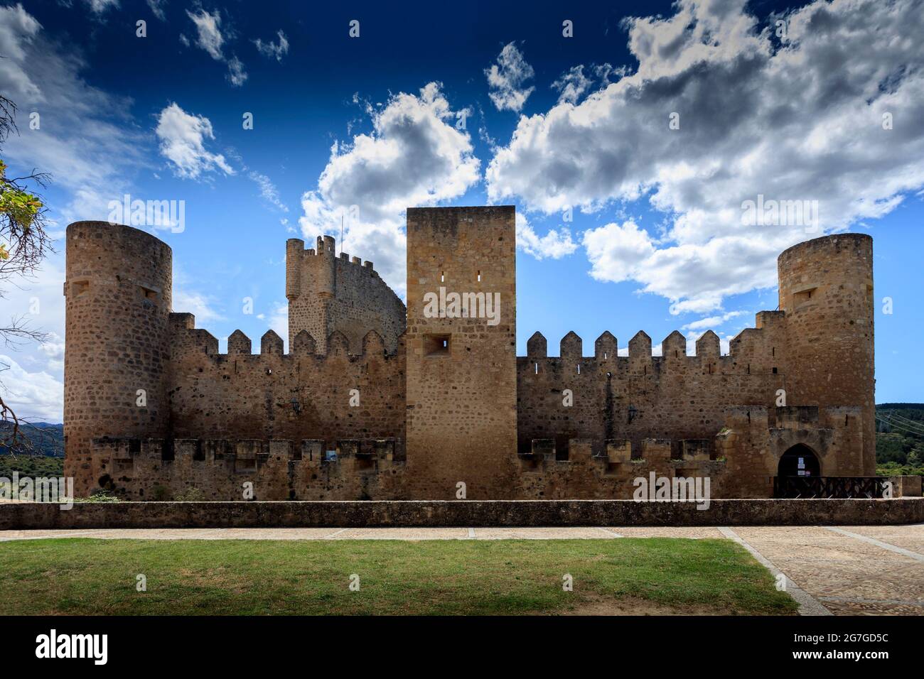 The village and castle of Frías built on a hill, is considered to be ...