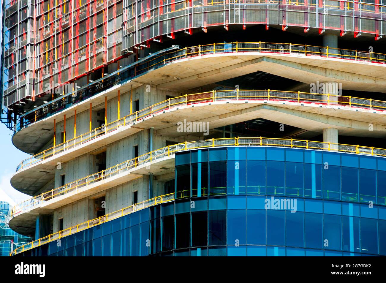 Office Building Construction in the City Stock Photo - Alamy