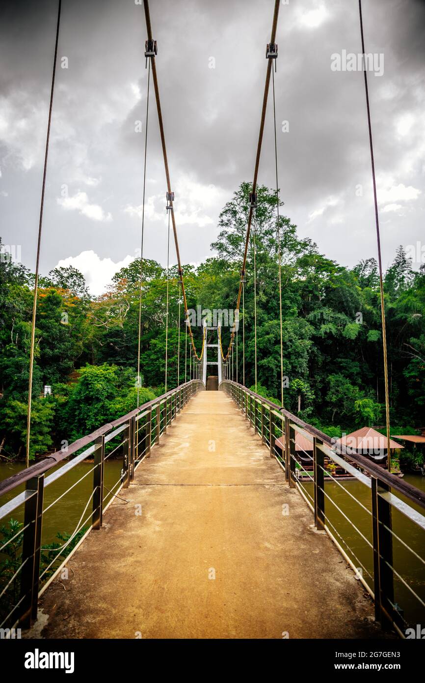 Sai Yok Yai in Sai Yok national park, in Kanchanaburi, Thailand. High ...