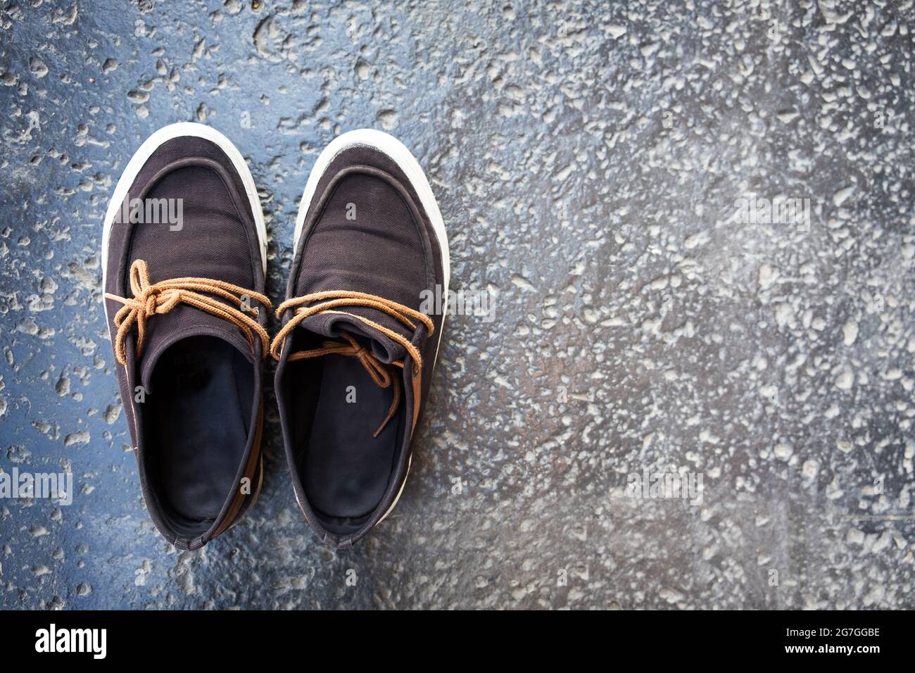Shoes on the ground hi-res stock photography and images - Alamy