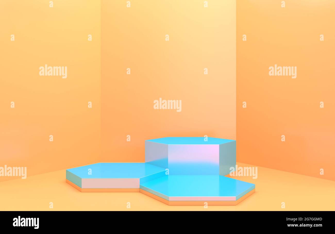 Minimalistic showcase with empty space. Design for product presentation ...