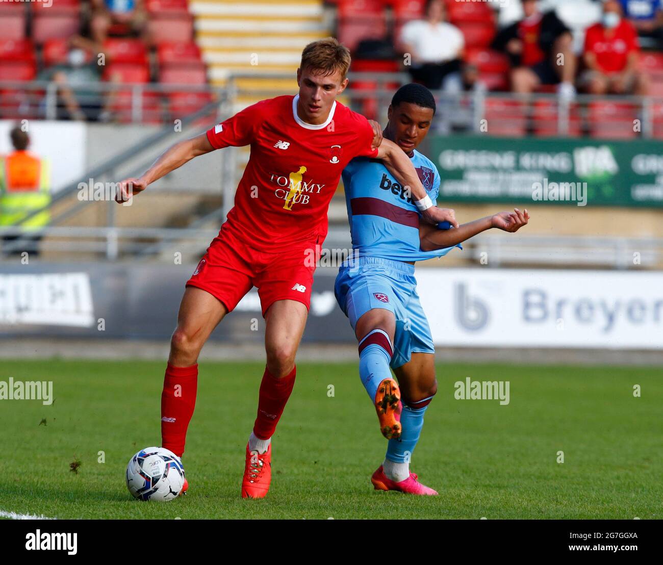 LONDON, ENGLAND - July 13: Hector Kyprianou of Leyton Orient under ...