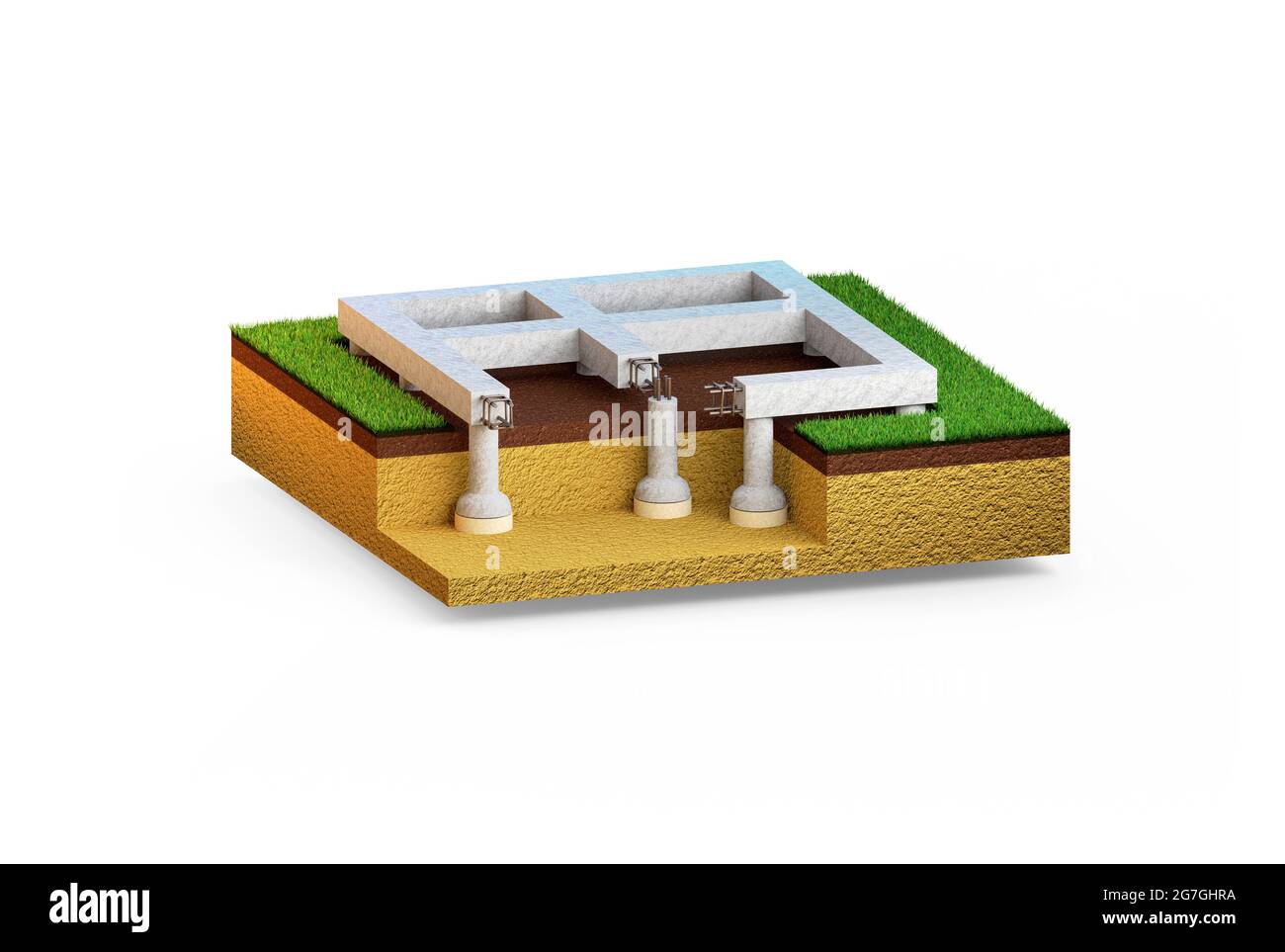 Caisson foundation hi-res stock photography and images - Alamy