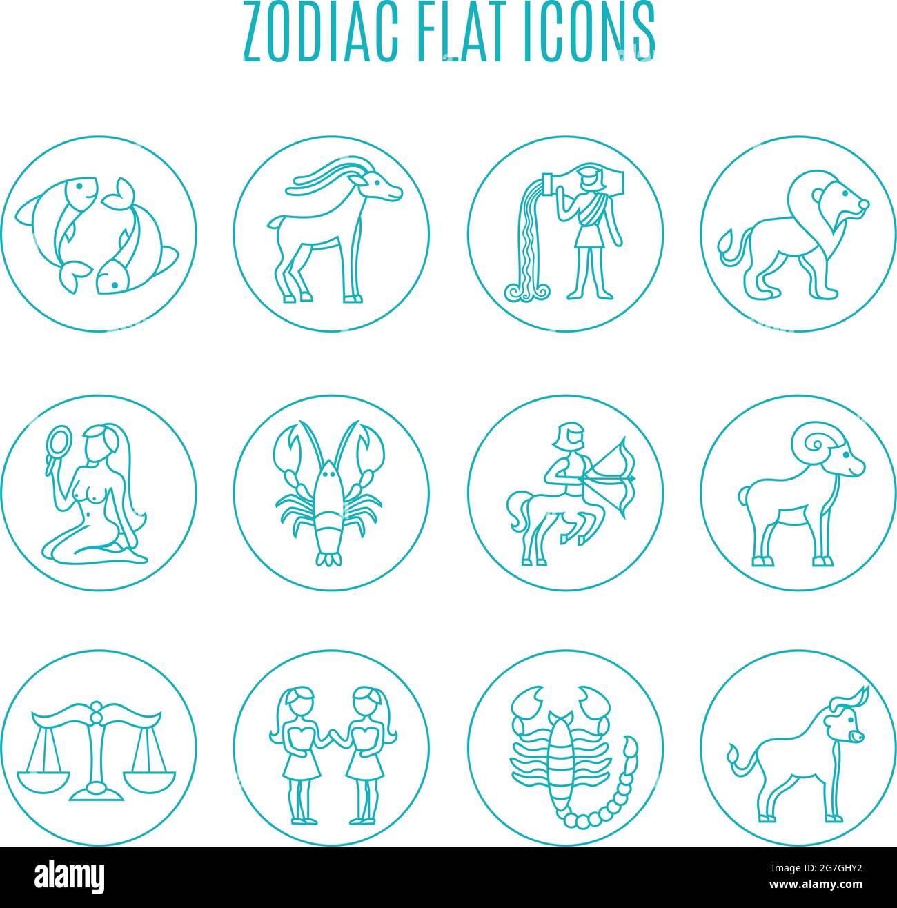 Fortune Telling Symbols Stock Vector Images - Alamy