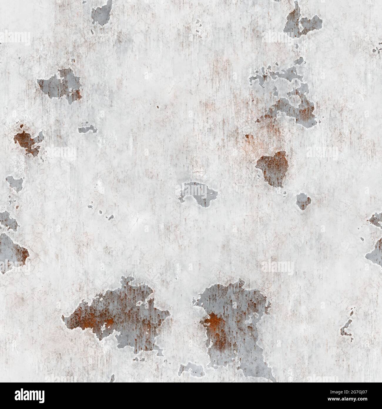 Illustration of white painted rusty metal background Stock Photo - Alamy