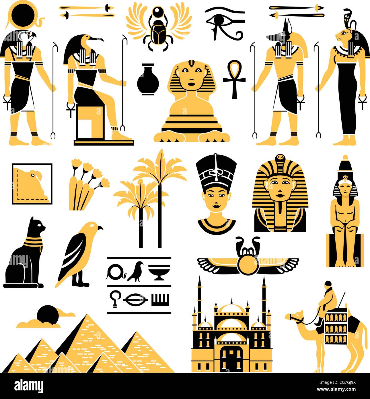 Egyptian Pyramid Vector Vectors High Resolution Stock Photography and ...