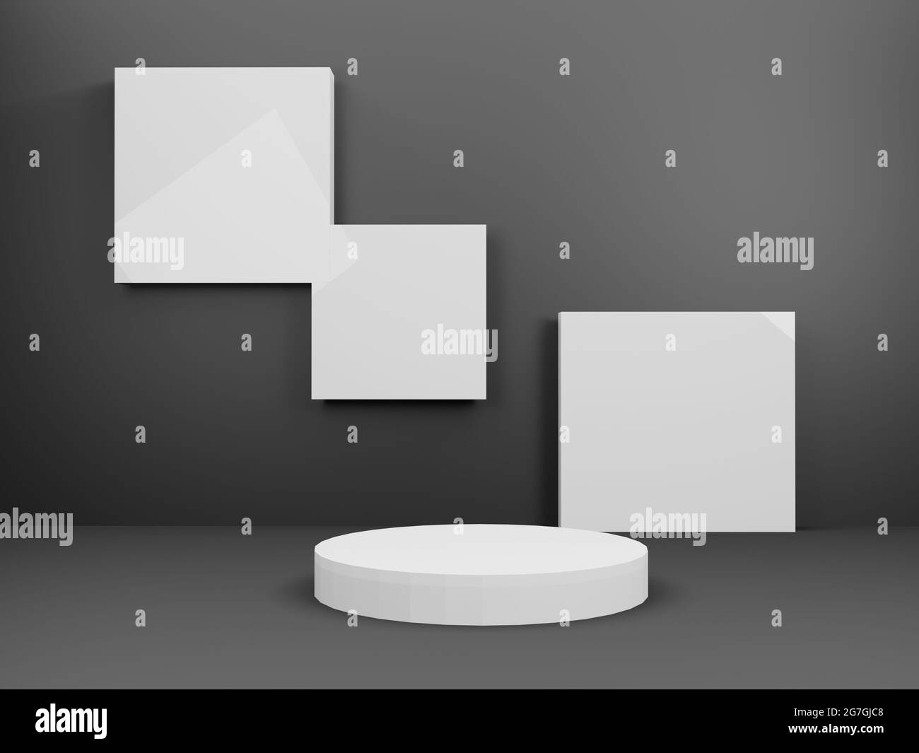 Podium mock up Black and White Stock Photos & Images - Alamy