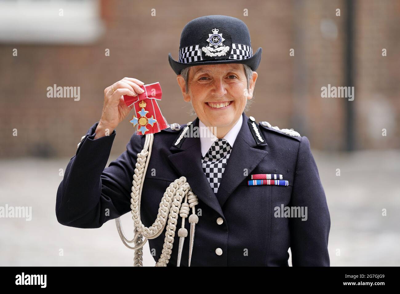 Metropolitan Police Commissioner Cressida Dick following an investiture ...