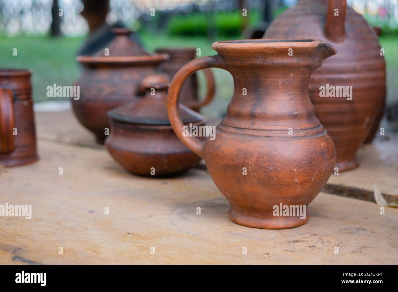 Traditional ceramic products, handmade souvenirs Stock Photo - Alamy