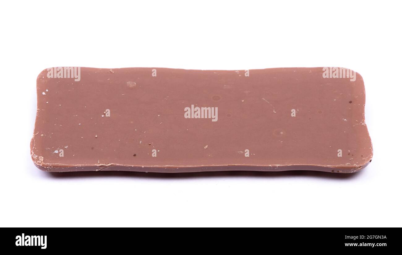 Whole rectangular chocolate bar isolated on white background Stock ...