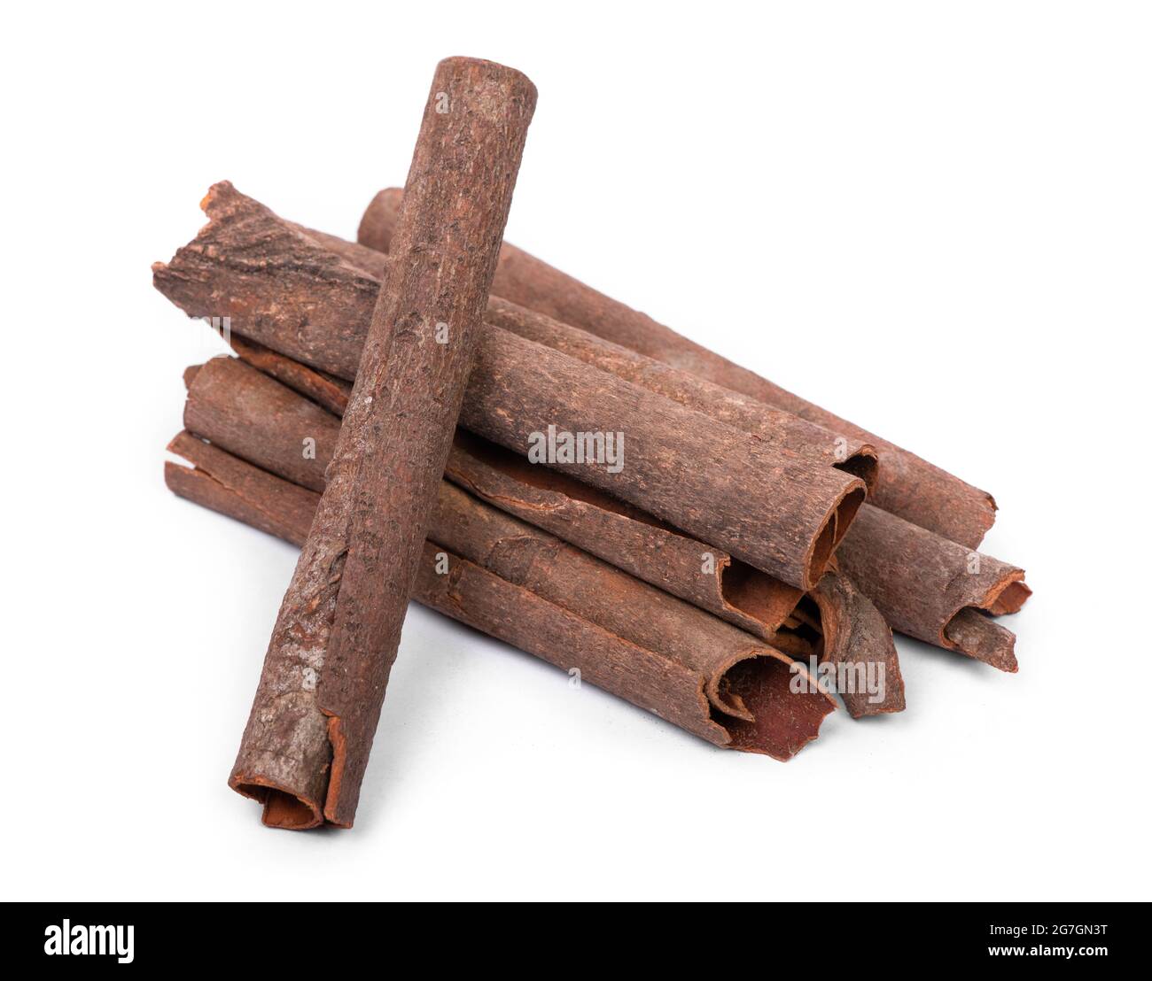 Original pieces of cinnamon sticks isolated on white background Stock ...