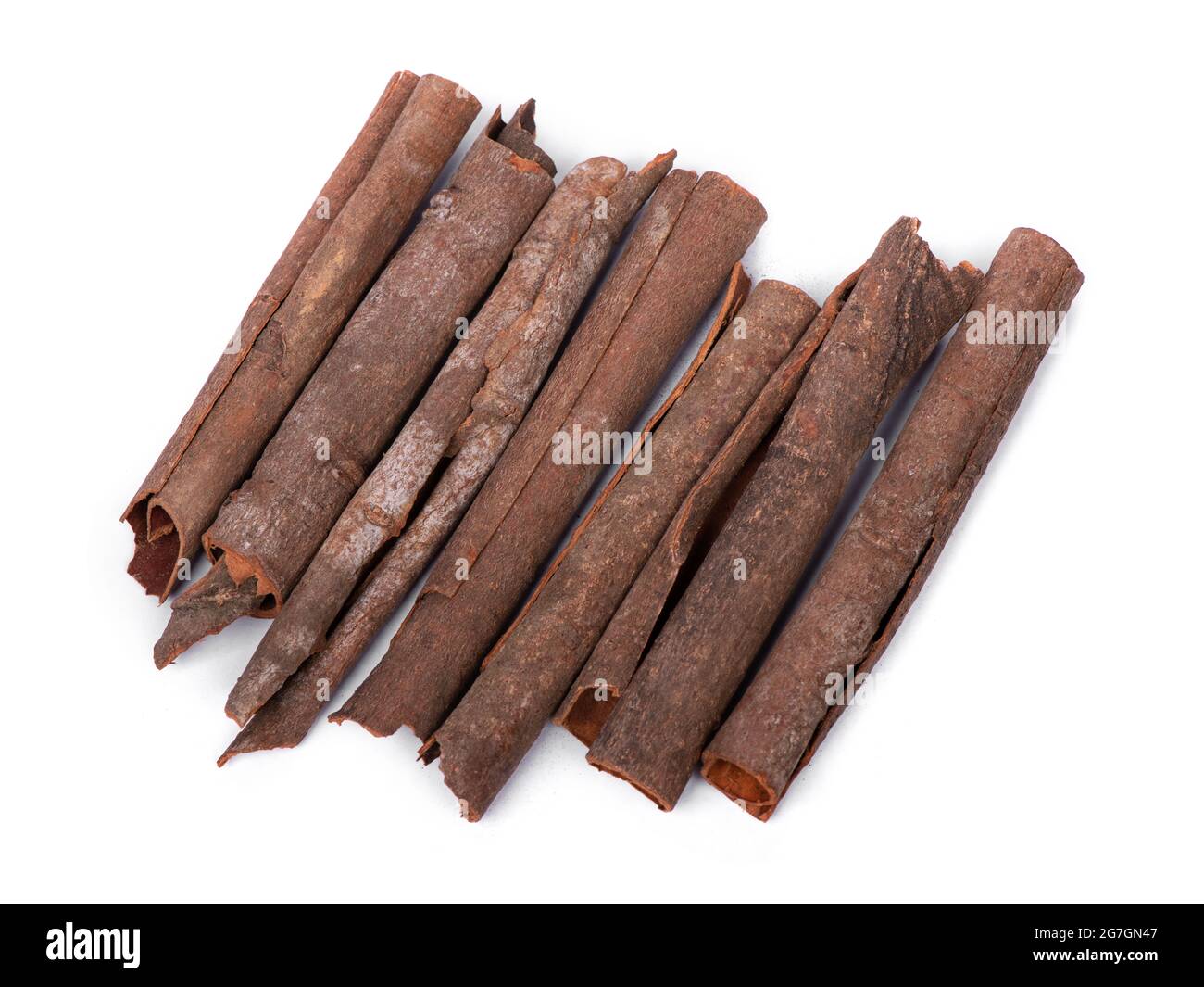 Original pieces of cinnamon sticks isolated on white background Stock ...