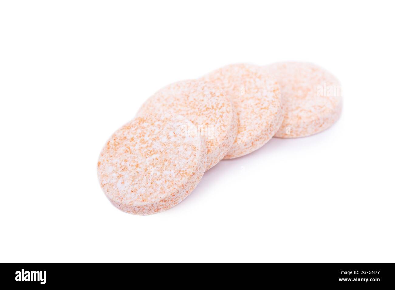 Group of big pills isolated over white background Stock Photo - Alamy