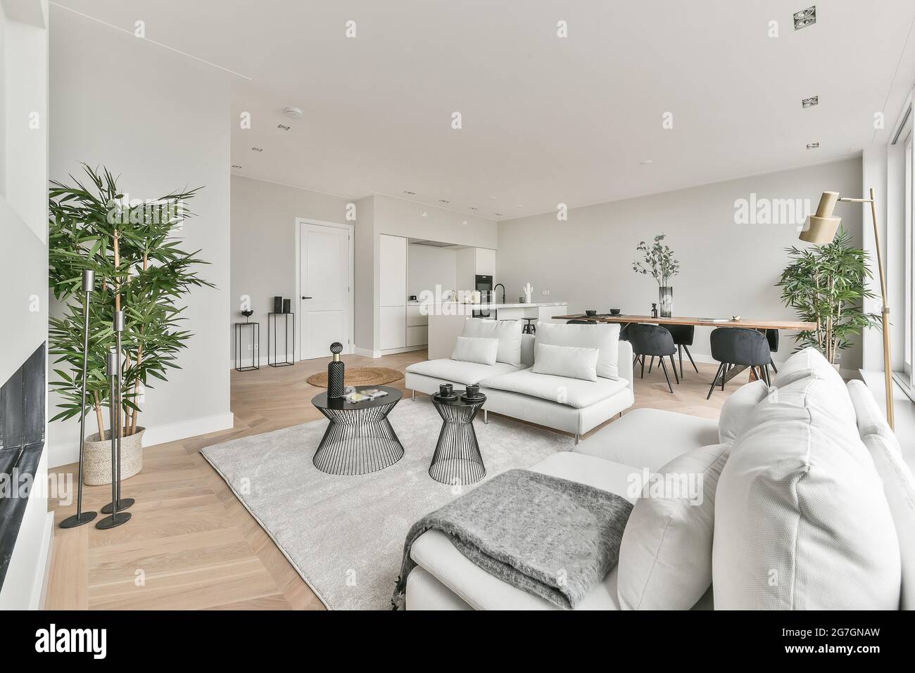 Interior of a beautiful living room of an elite house Stock Photo - Alamy