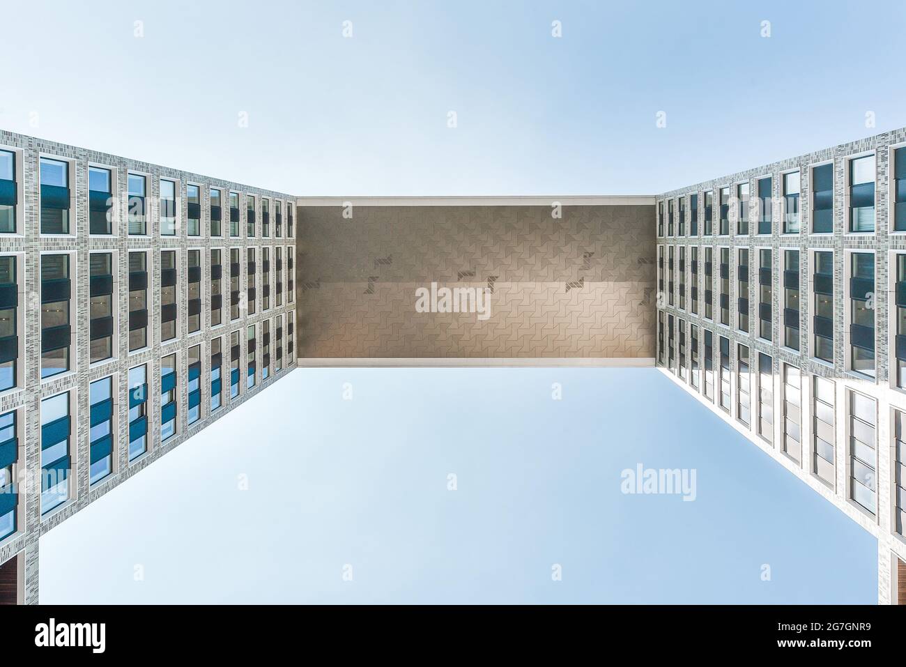 Beautiful view of big and luxury residential building Stock Photo - Alamy