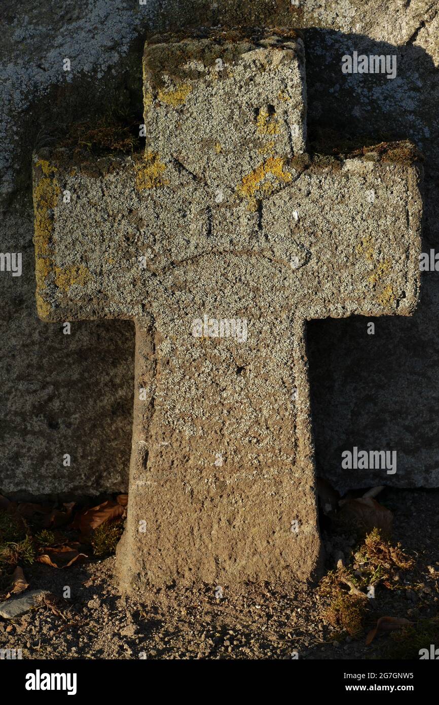 Old Stone Cross Stock Photo - Alamy