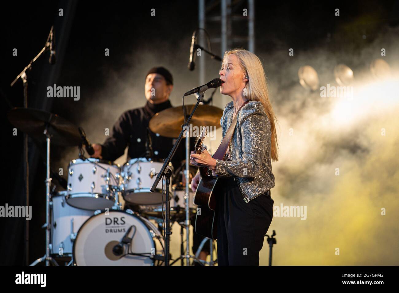 Kvaerndrup, Denmark. 30th, May 2019. The Danish singer, songwriter and ...