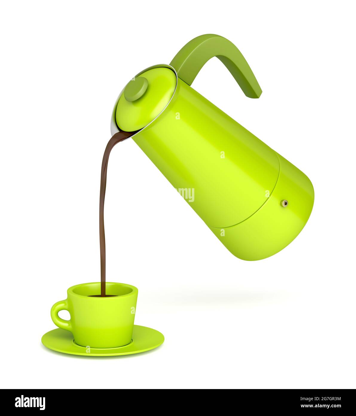 Cup and moka Cut Out Stock Images & Pictures - Alamy